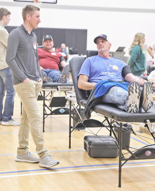 Blood drive just shy of goal; longtime donors recognized | Imperial ...