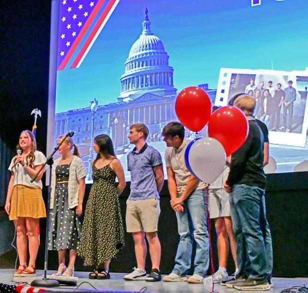 Students give Founding Forward Trip recap | Imperial Republican